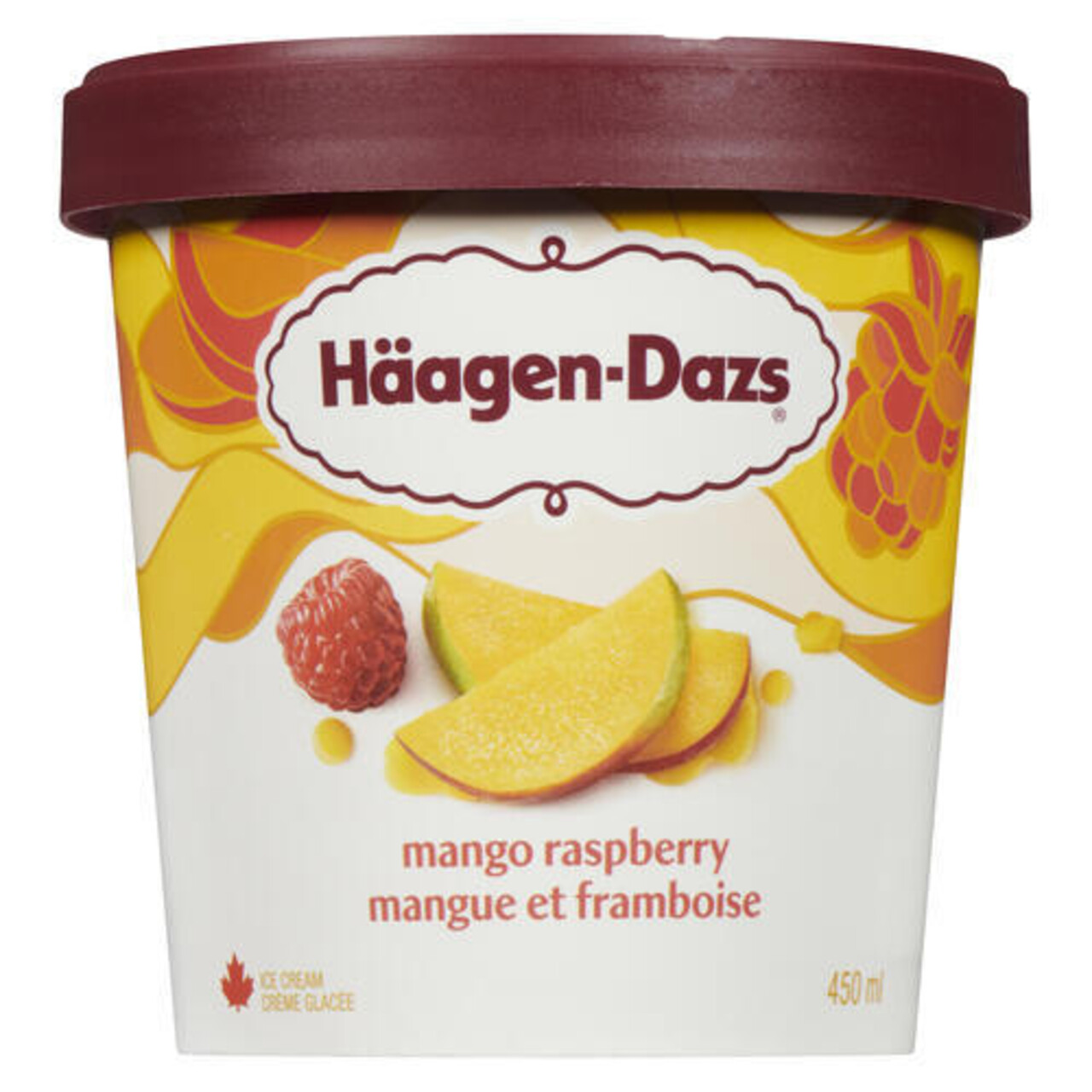 Haagen-Dazs Ice Cream Mango Raspberry 450 ml - Voilà Online Groceries ...