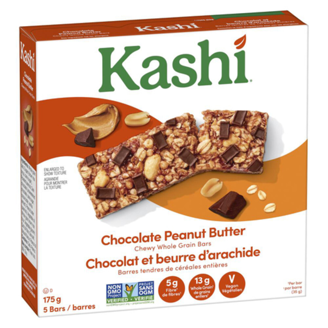 Kashi Chewy Grain Bars Chocolate Peanut Butter 175 g - Voilà Online ...