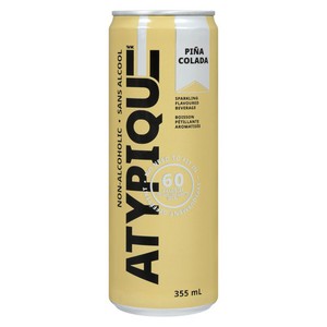 Atypique Non Alcoholic Sparkling Flavoured Beverage Piña Colada 355 ml ...