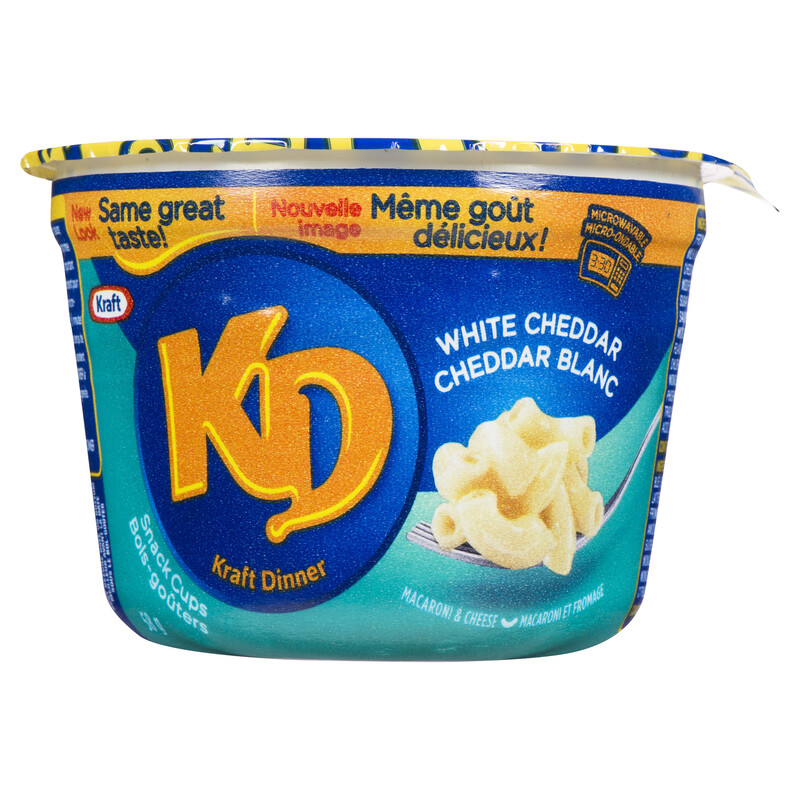 Kraft Dinner Snack Cups Macaroni & Cheese White Cheddar 58 g - Voilà ...