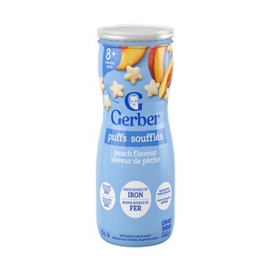 Gerber Graduates Peach Puffs 42 g - Voilà Online Groceries & Offers