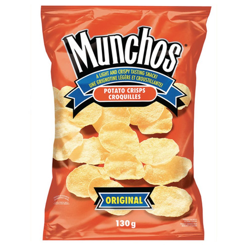 Munchos Potato Crisps Original 130 g - Voilà Online Groceries & Offers