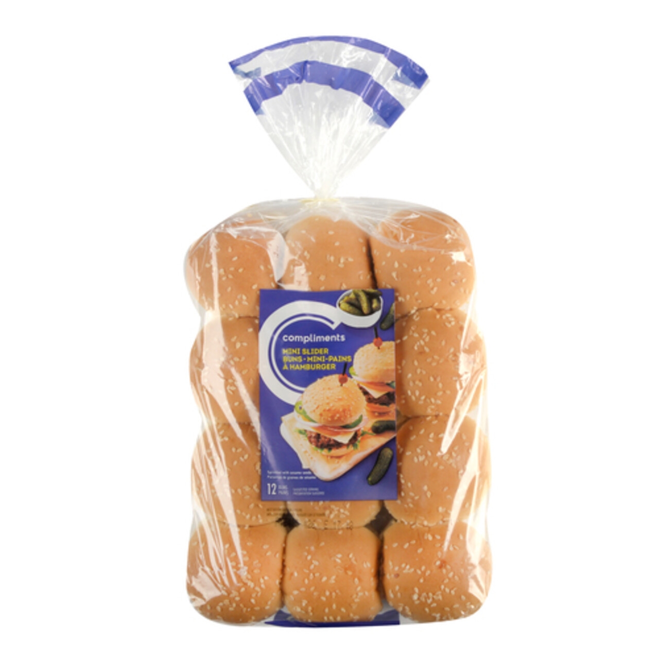 Compliments Mini Slider Bun 384 g - Voilà Online Groceries & Offers