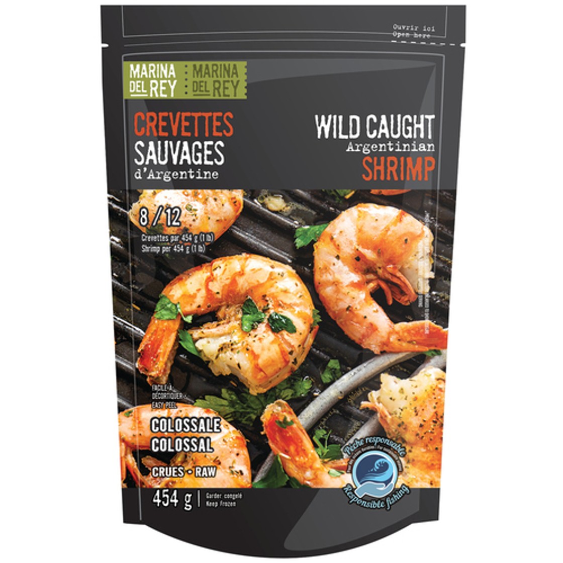 Marina Del Rey Foods Frozen Wild Argentinian Shrimp Raw 454 g - Voilà ...