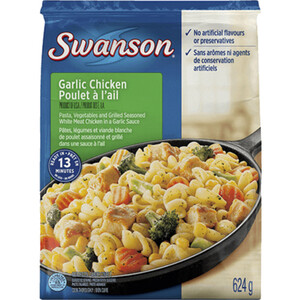 Swanson Frozen Garlic Chicken Skillet Meal 624 g - Voilà Online ...
