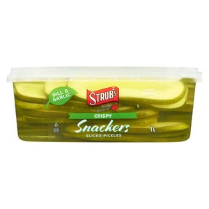 Strub's Snackers Sliced Pickles Dill & Garlic 1 L - Voilà Online ...
