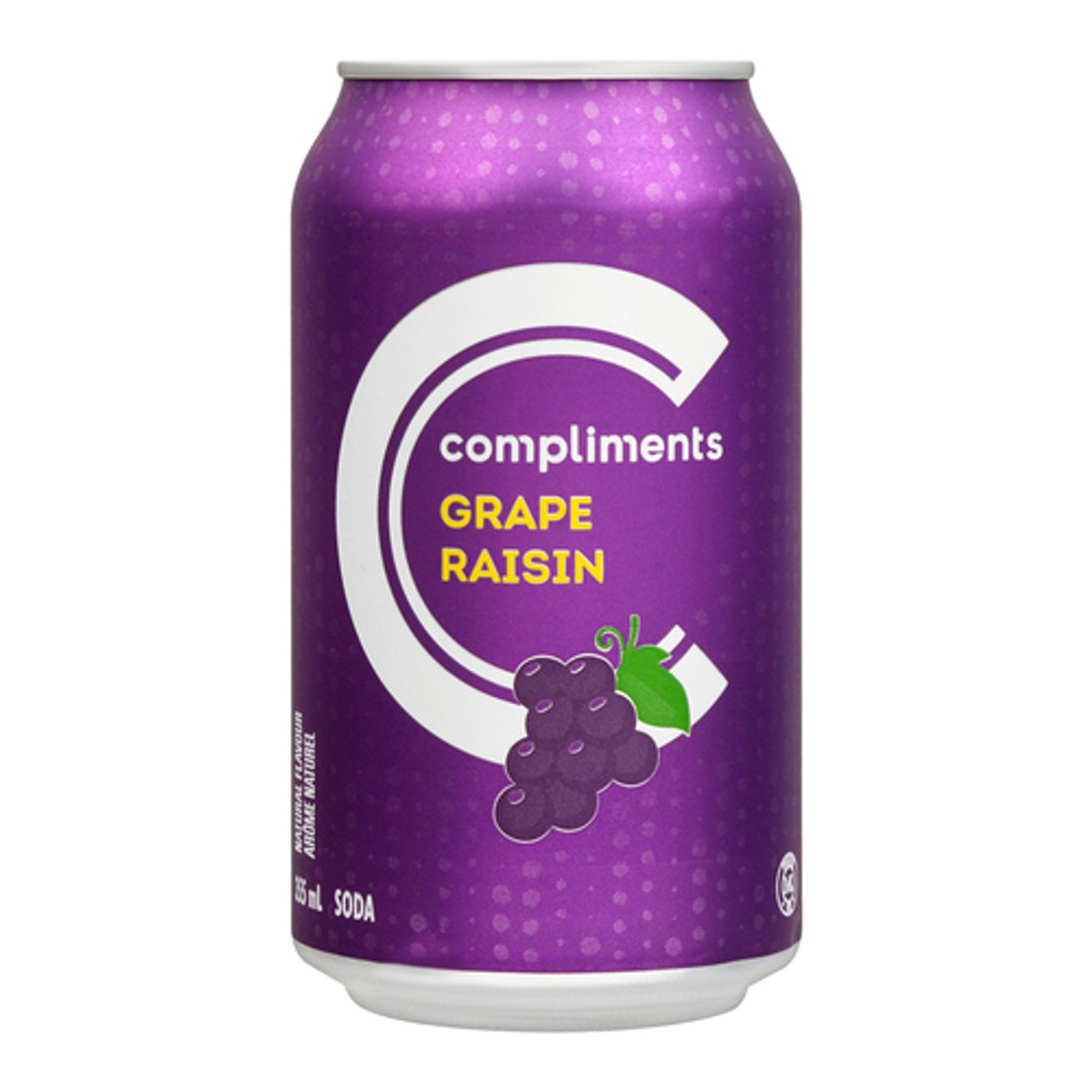 Compliments Soft Drink Grape 355 ml - Voilà Online Groceries & Offers