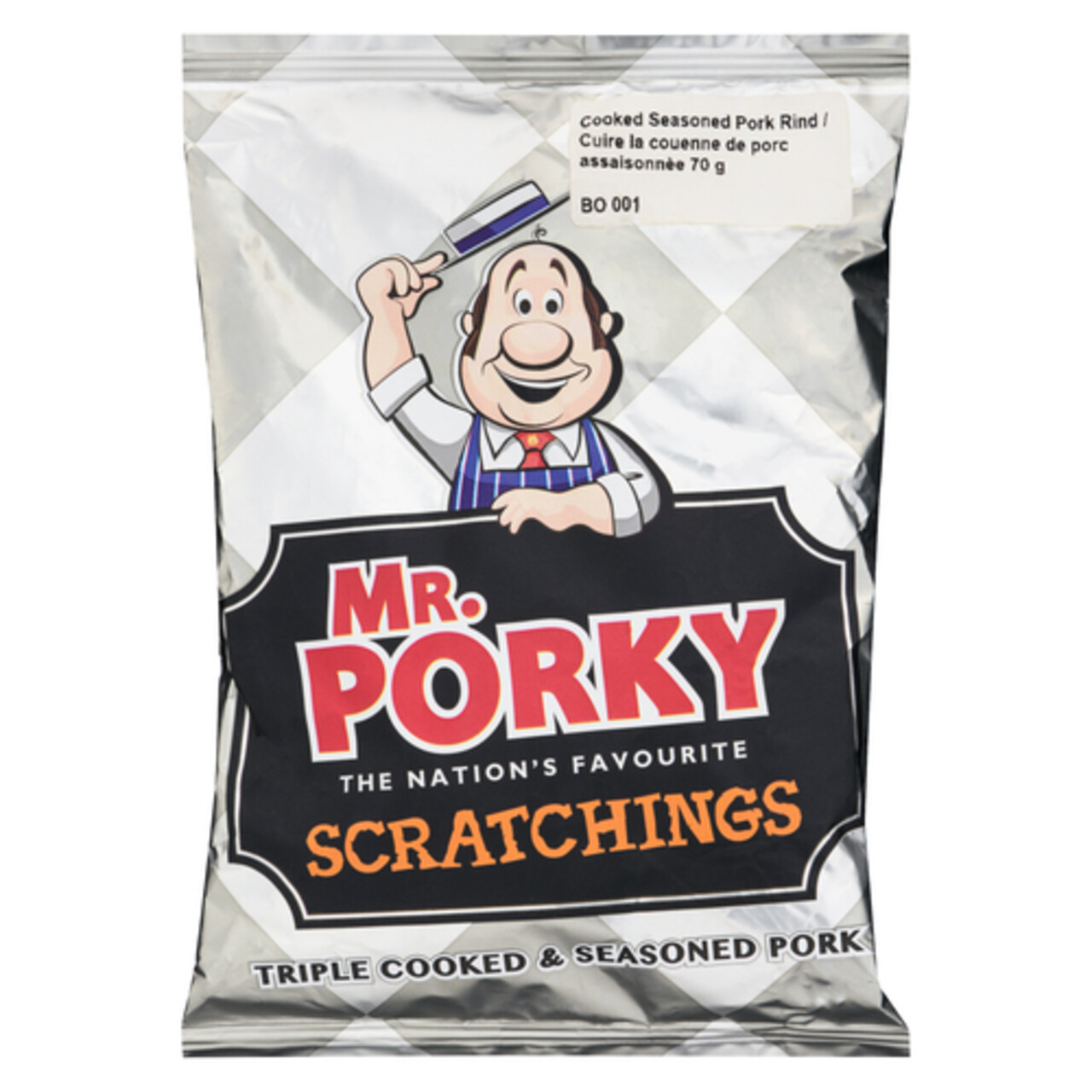 Mr Porky Triple Cooked Seasoned Pork Scratchings 70 g - Voilà Online ...