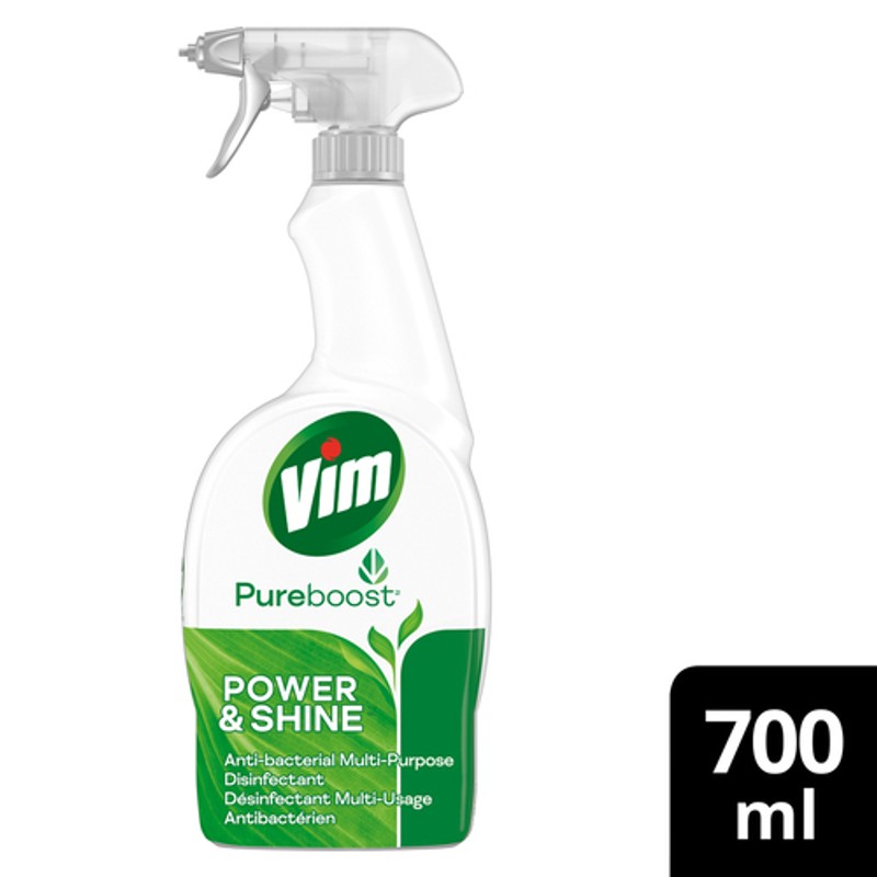 Vim Pureboost Multi-Purpose Spray Power & Shine Anti-Bacterial ...
