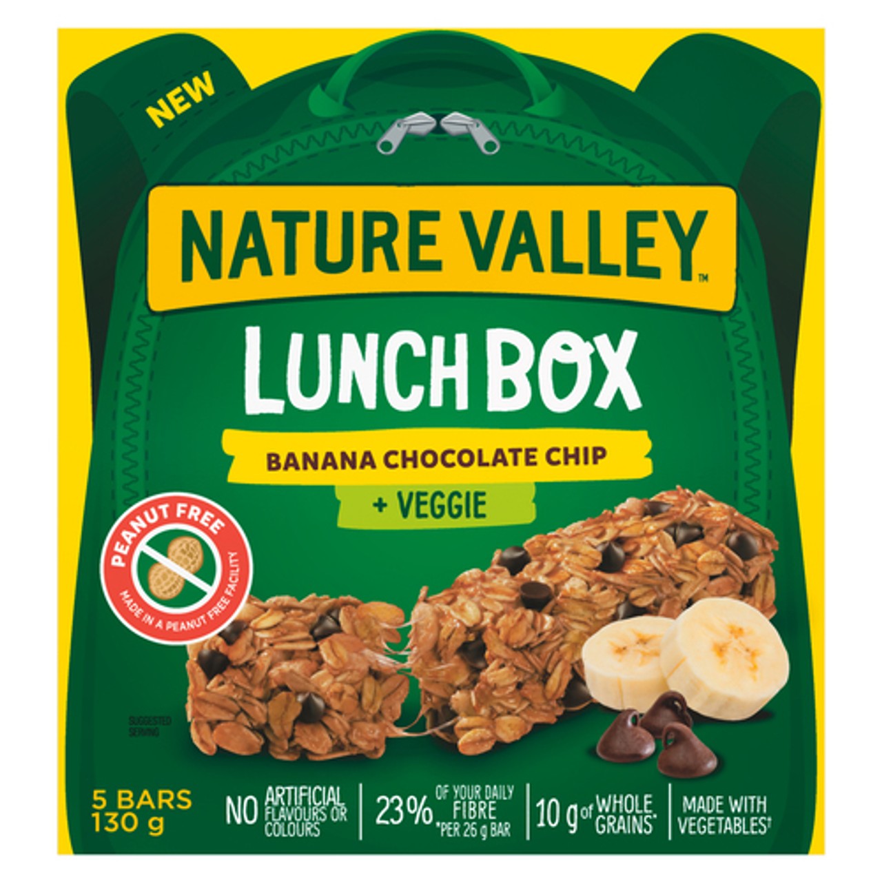 Nature Valley Granola Bar Lunch Box Banana Chocolate Chip 5 Pack 130 g ...