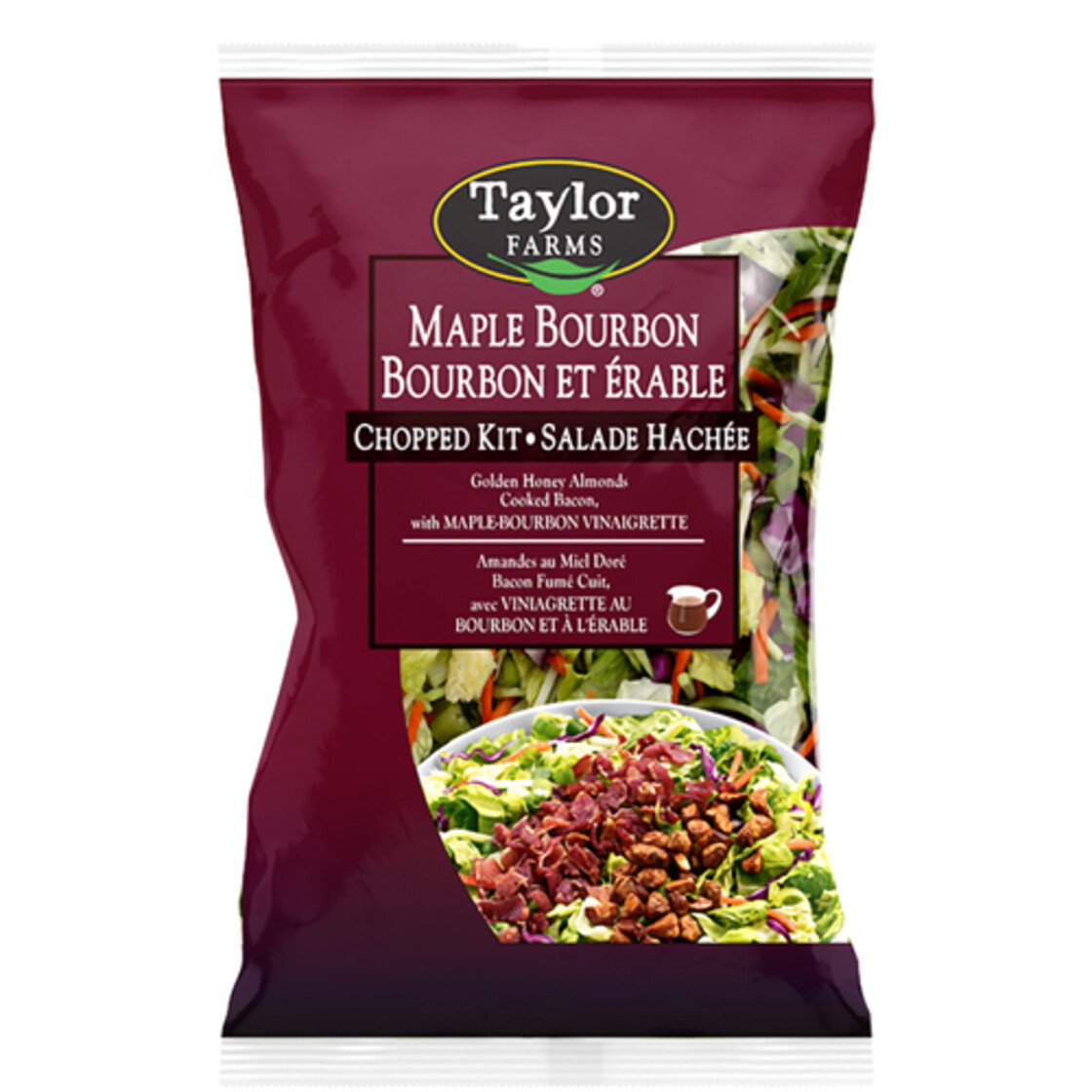 Taylor Farms Chopped Salad Kit Maple Bourbon Bacon 315 g - Voilà Online Groceries & Offers