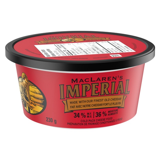 Maclaren's Imperial Cheese Spread Cheddar 230 g - Voilà Online ...