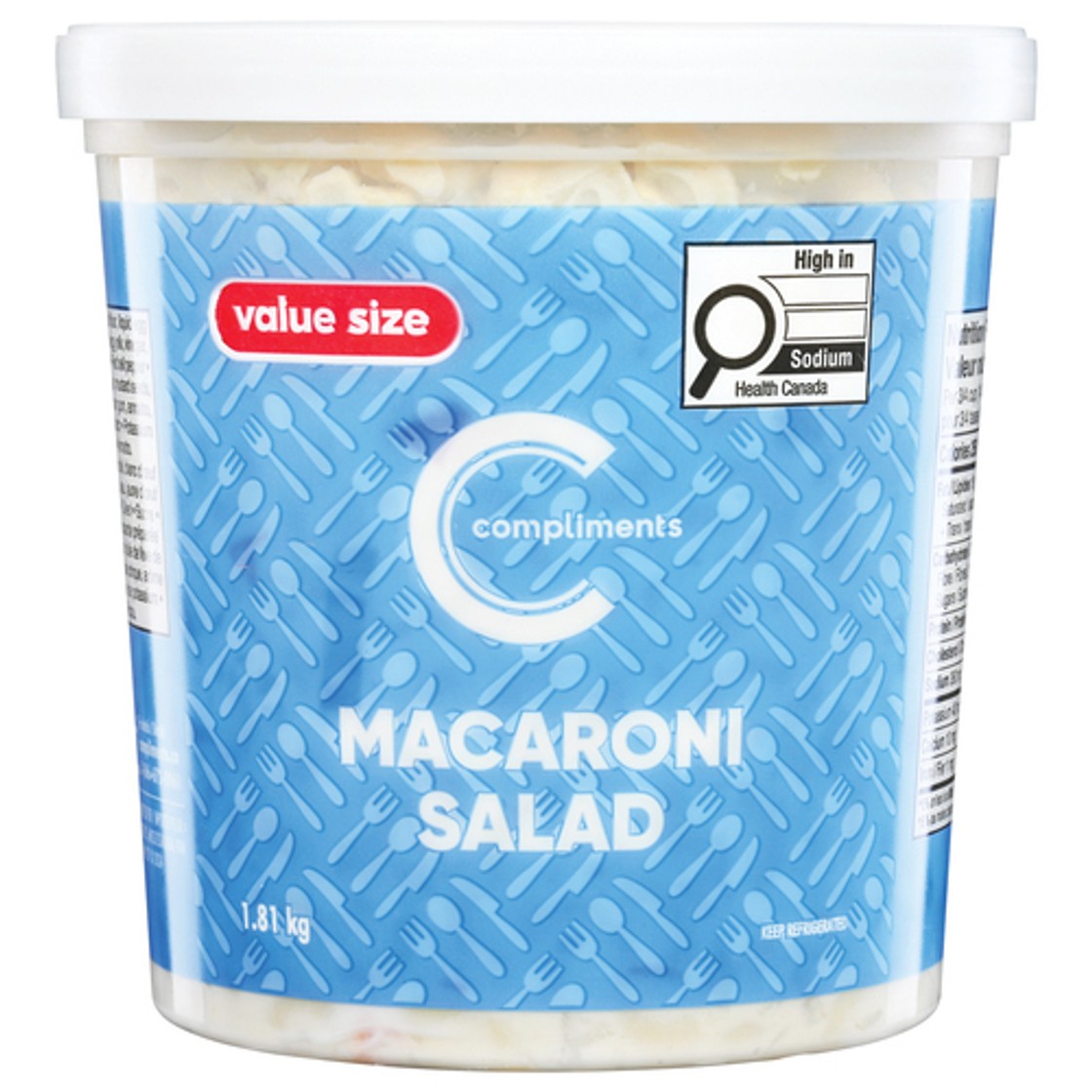 Compliments Salad Elbow Macaroni 1.81 kg - Voilà Online Groceries & Offers