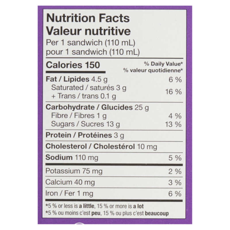 Compliments Ice Cream Sandwich Vanilla 12 x 110 ml - Voilà Online ...