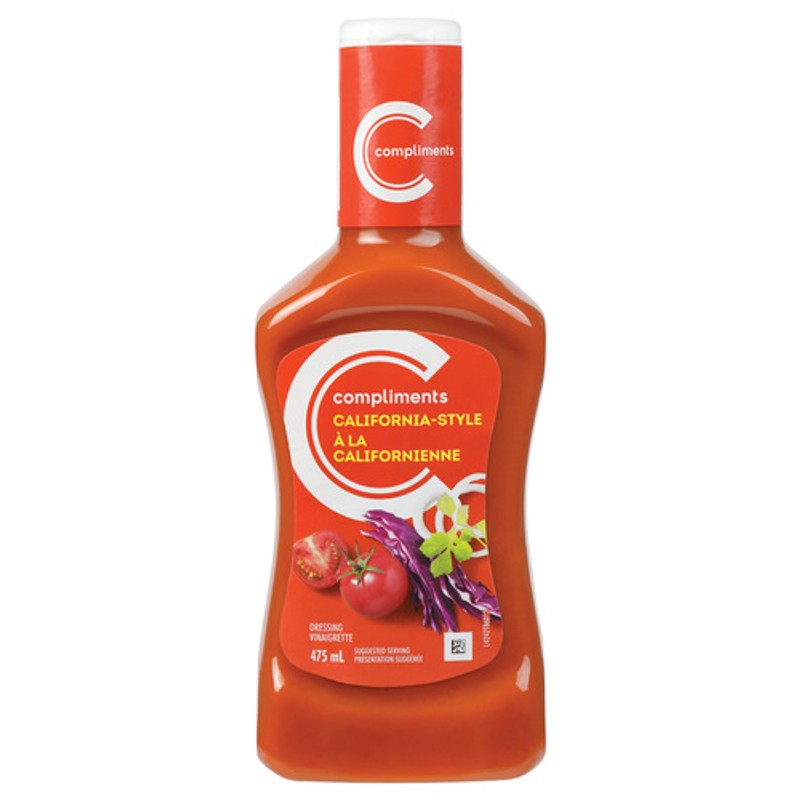 Compliments Salad Dressing California Style 475 ml - Voilà Online ...