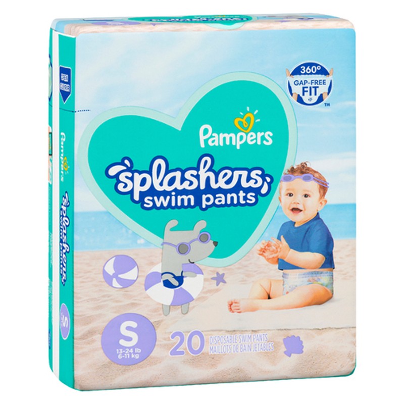 Pampers Splashers Swim Diapers Size S 20 Count - Voilà Online Groceries ...