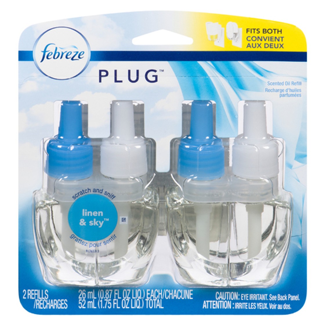 Febreze Air Freshener Dual Refill Linen & Sky 2 x 26 ml - Voilà Online ...