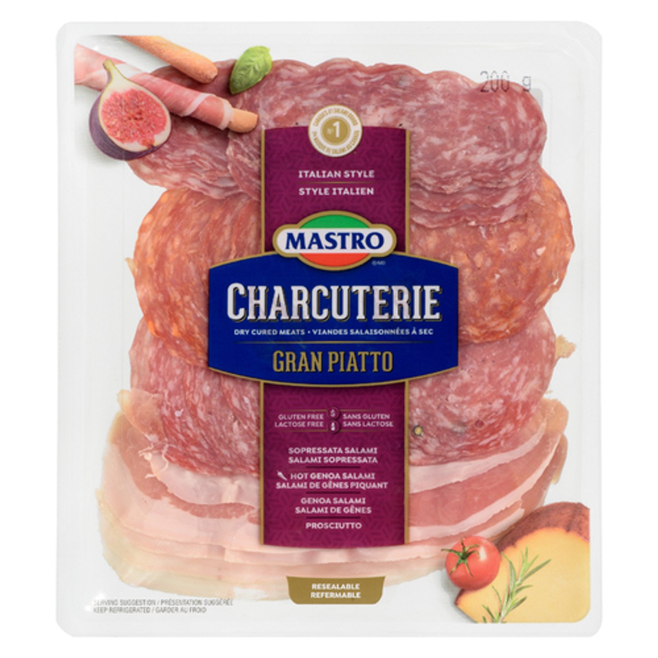 Mastro Charcuterie Deli Meat Gran Piatto 200 g - Voilà Online Groceries ...