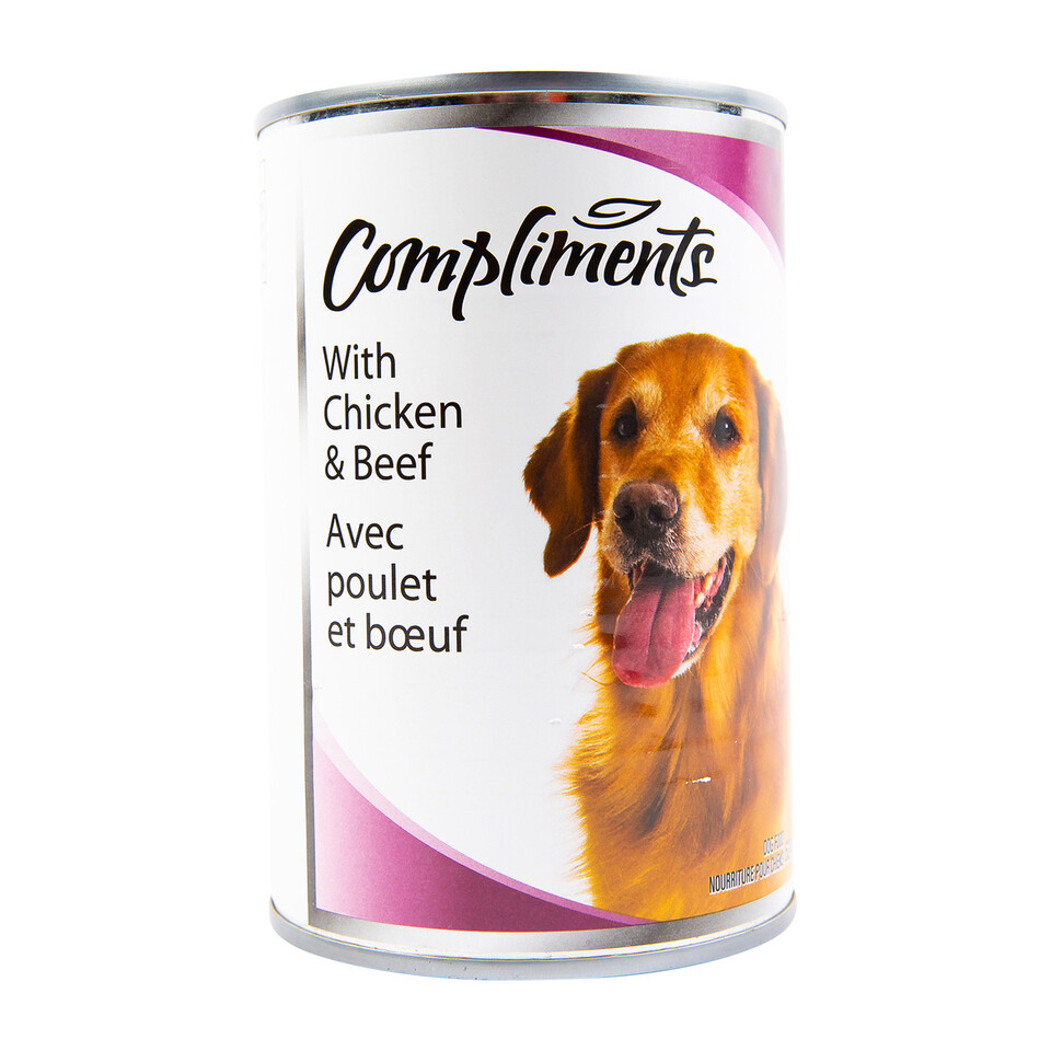 Compliments Beef & Chicken Dog Food 624 g - Voilà Online Groceries & Offers