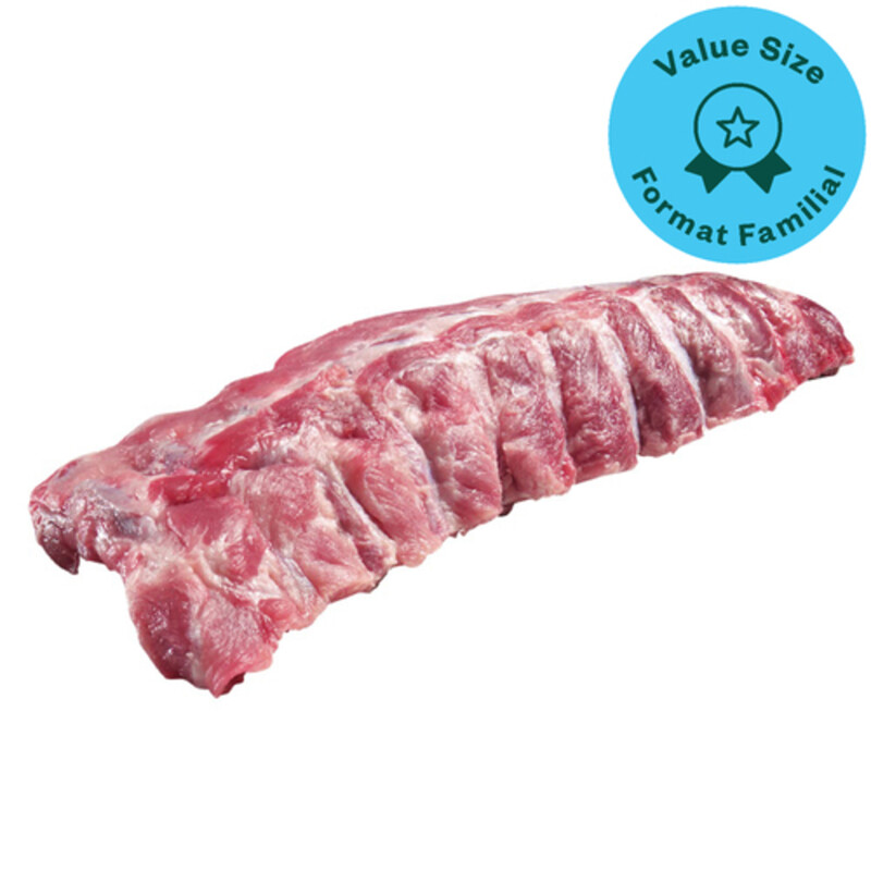 Pork Back Rib Family Size - Voilà Online Groceries & Offers