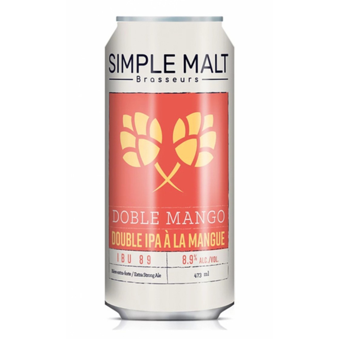 Simple Malt 8.9% Alcohol IPA Mangue Can Doble Mango 473 ml - Voilà ...