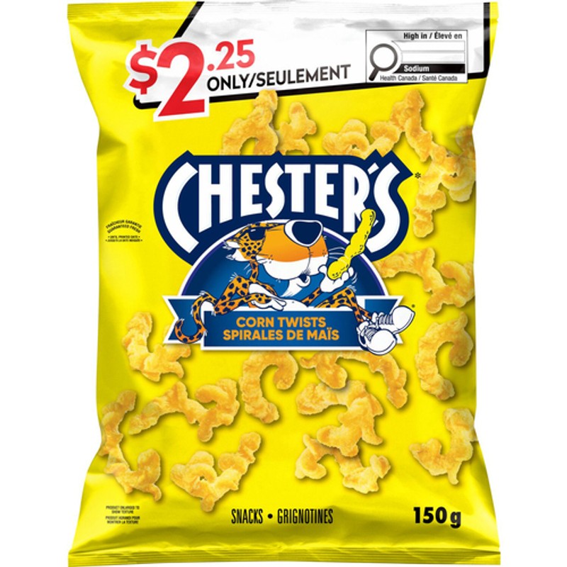 Chester's Snacks Corn Twists 150 g - Voilà Online Groceries & Offers