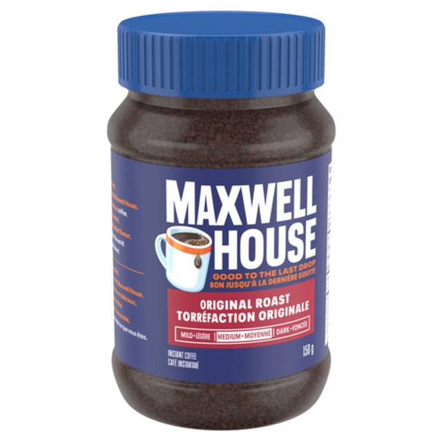 Maxwell House Instant Coffee Original Roast 150 g - Voilà Online ...