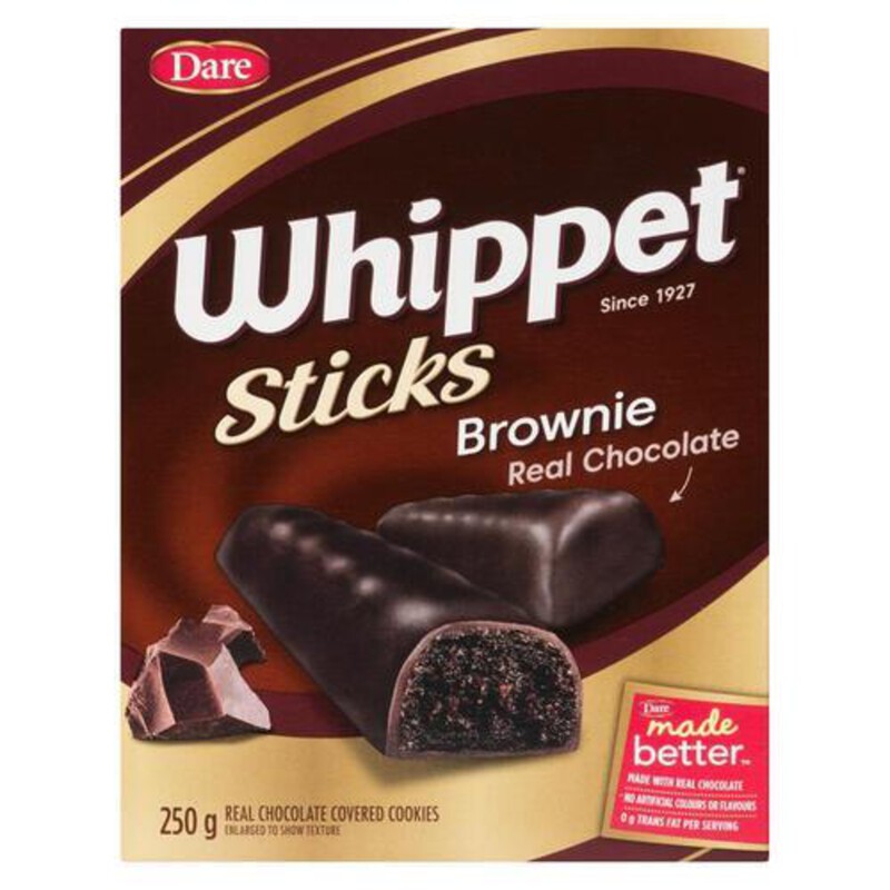 Dare Whippet Peanut-Free Sticks Brownie 250 g - Voilà Online Groceries ...