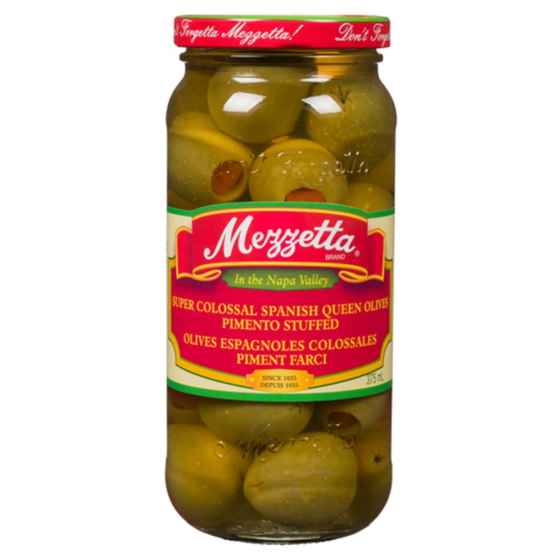 Mezzetta Olives Super Colossal Spanish Queen 375 ml - Voilà Online ...