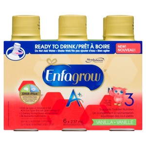 Enfagrow A+ Ready To Drink Toddler Formula Vanilla 6 x 237 ml - Voilà ...