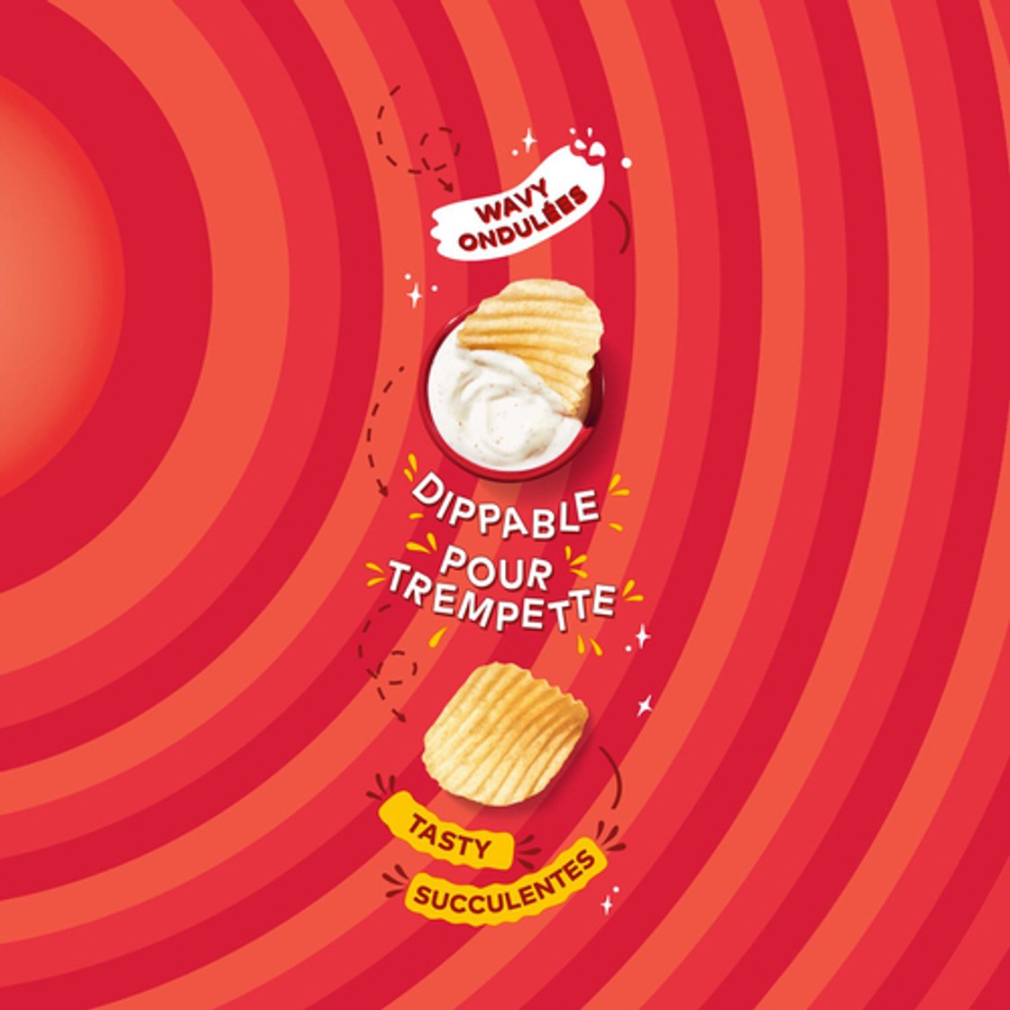 Lay's Wavy Potato Chips Original 235 g - Voilà Online Groceries & Offers