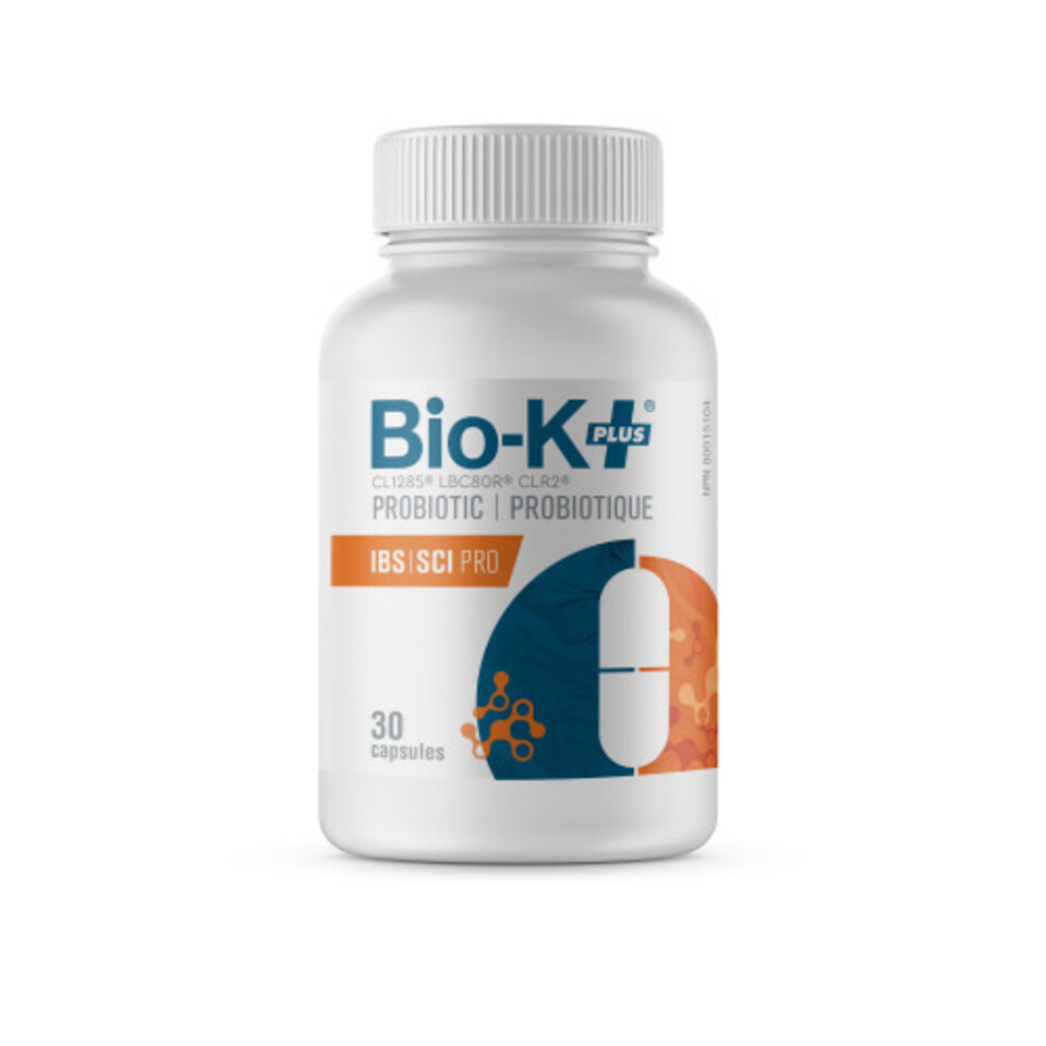 Bio-K Plus Probiotic Nutritional Supplement IBS Pro Capsules 30 Count ...