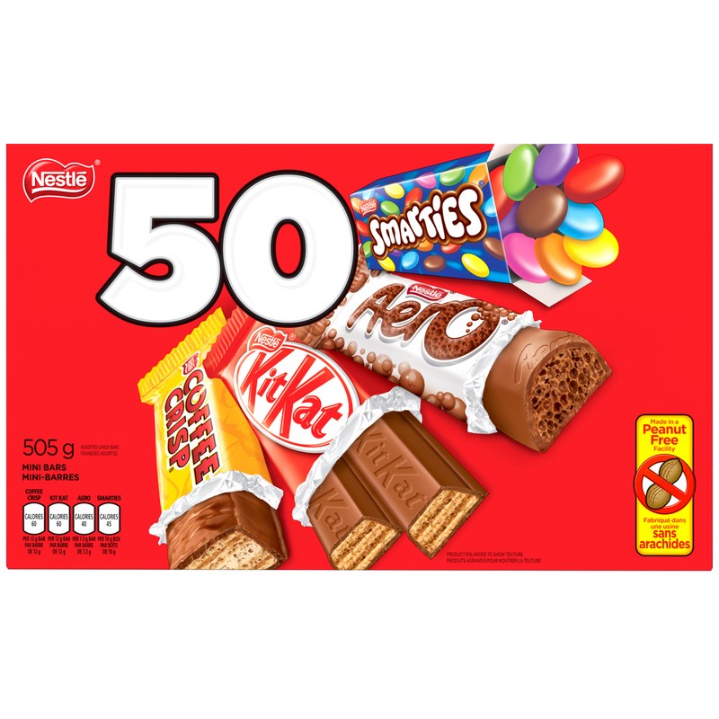 Nestlé Chocolate Assorted Mini Bars 50 Pack 505 g - Voilà Online ...