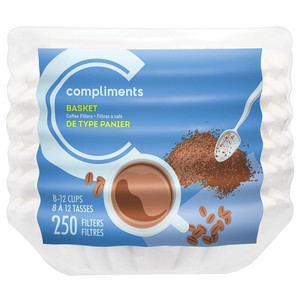 Compliments Coffee Filters 8-12 Cup Basket 250 Pack - Voilà Online ...