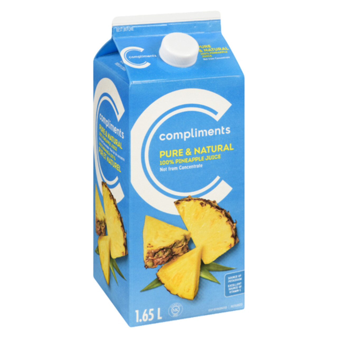 Compliments Juice 100% Pineapple 1.65 L - Voilà Online Groceries & Offers