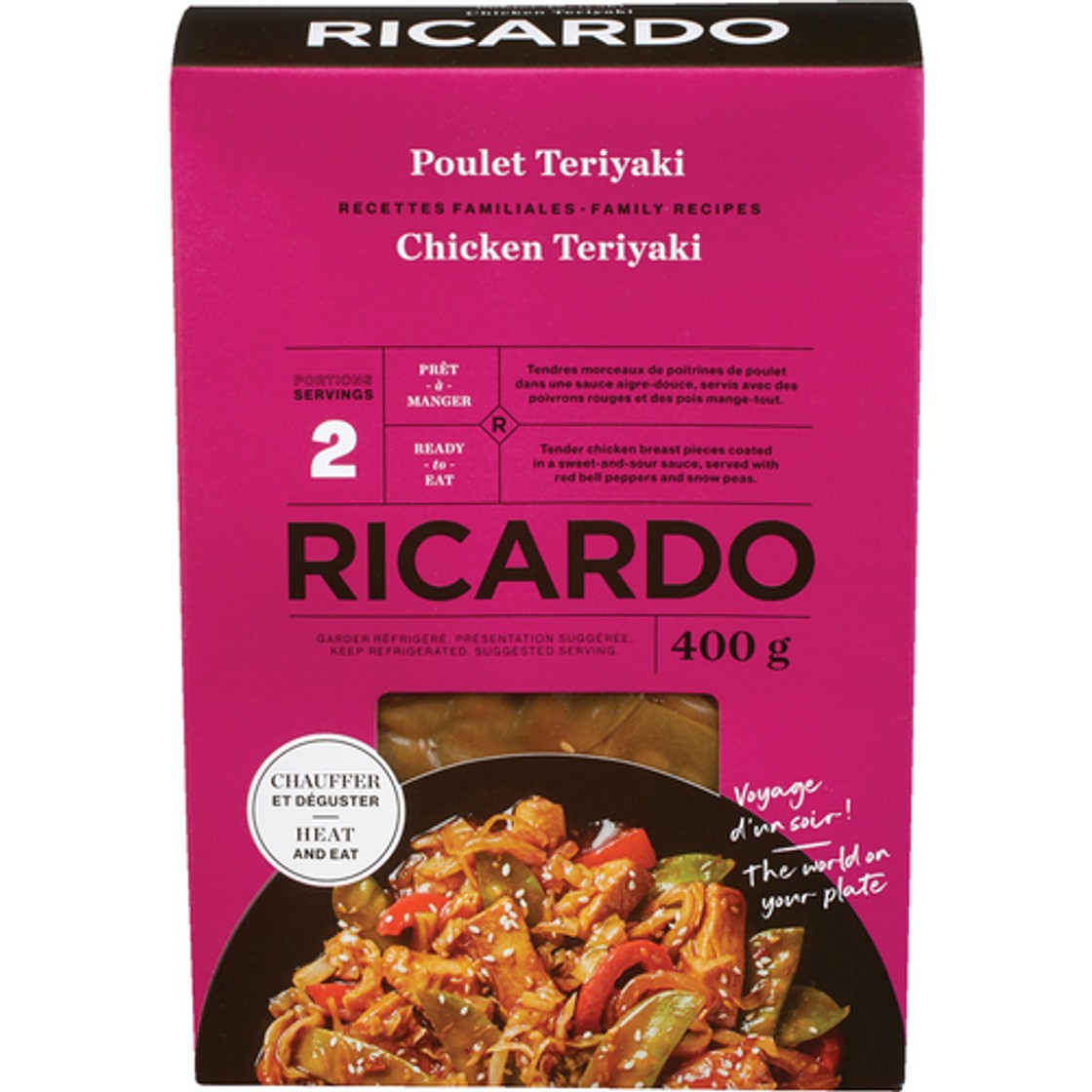 RICARDO Chicken Teriyaki 400 g - Voilà Online Groceries & Offers