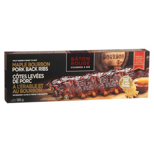 Baton Rouge Pork Back Ribs Maple Bourbon 585 g - Voilà Online Groceries ...