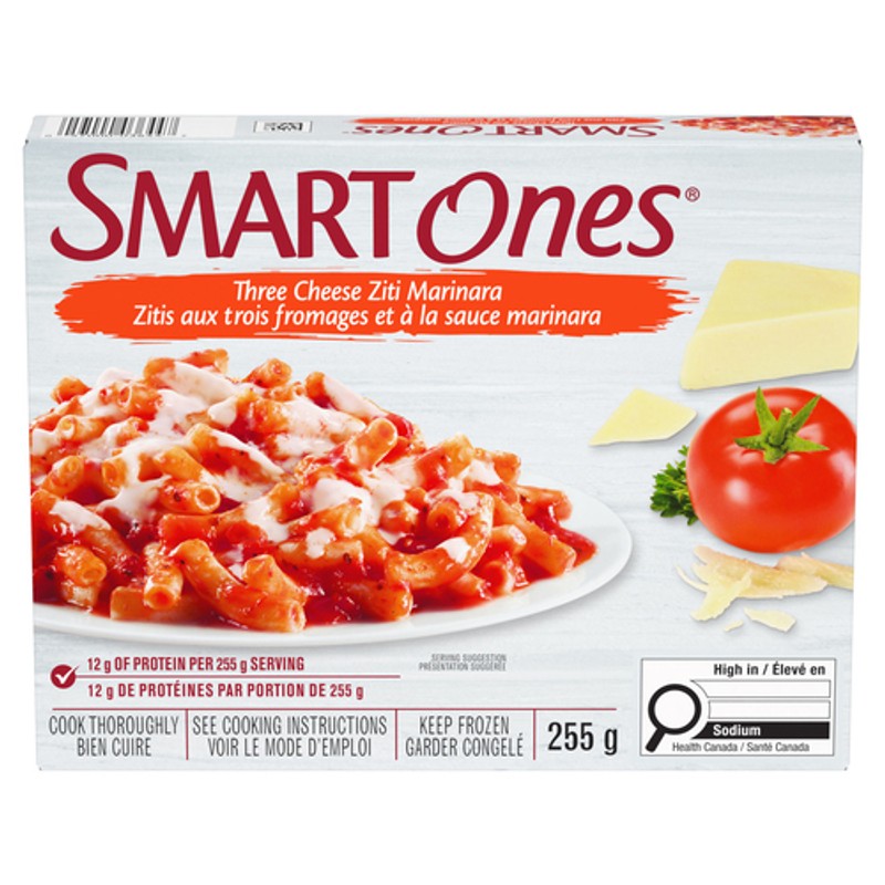 Smart Ones Three Cheese Ziti Marinara 255 g - Voilà Online Groceries ...