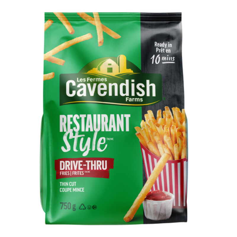 Cavendish Farms Frozen Fried Potatoes Drive-Thru Fries Restaurant Style ...