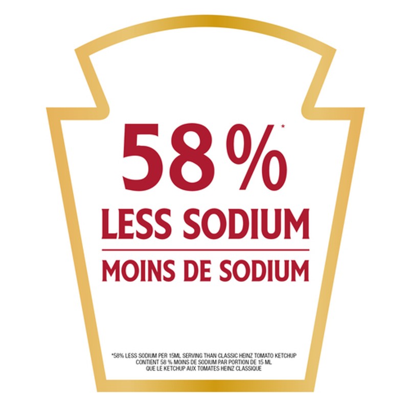 Heinz Tomato Ketchup Low Sodium 750 ml - Voilà Online Groceries & Offers