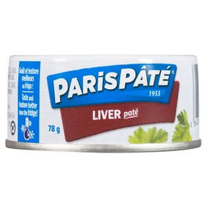 Paris Pâté Liver Meat Spread 78 g - Voilà Online Groceries & Offers
