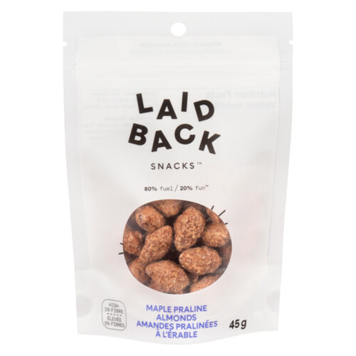 Laid Back Snacks Almonds Maple Praline 45 g - Voilà Online Groceries ...