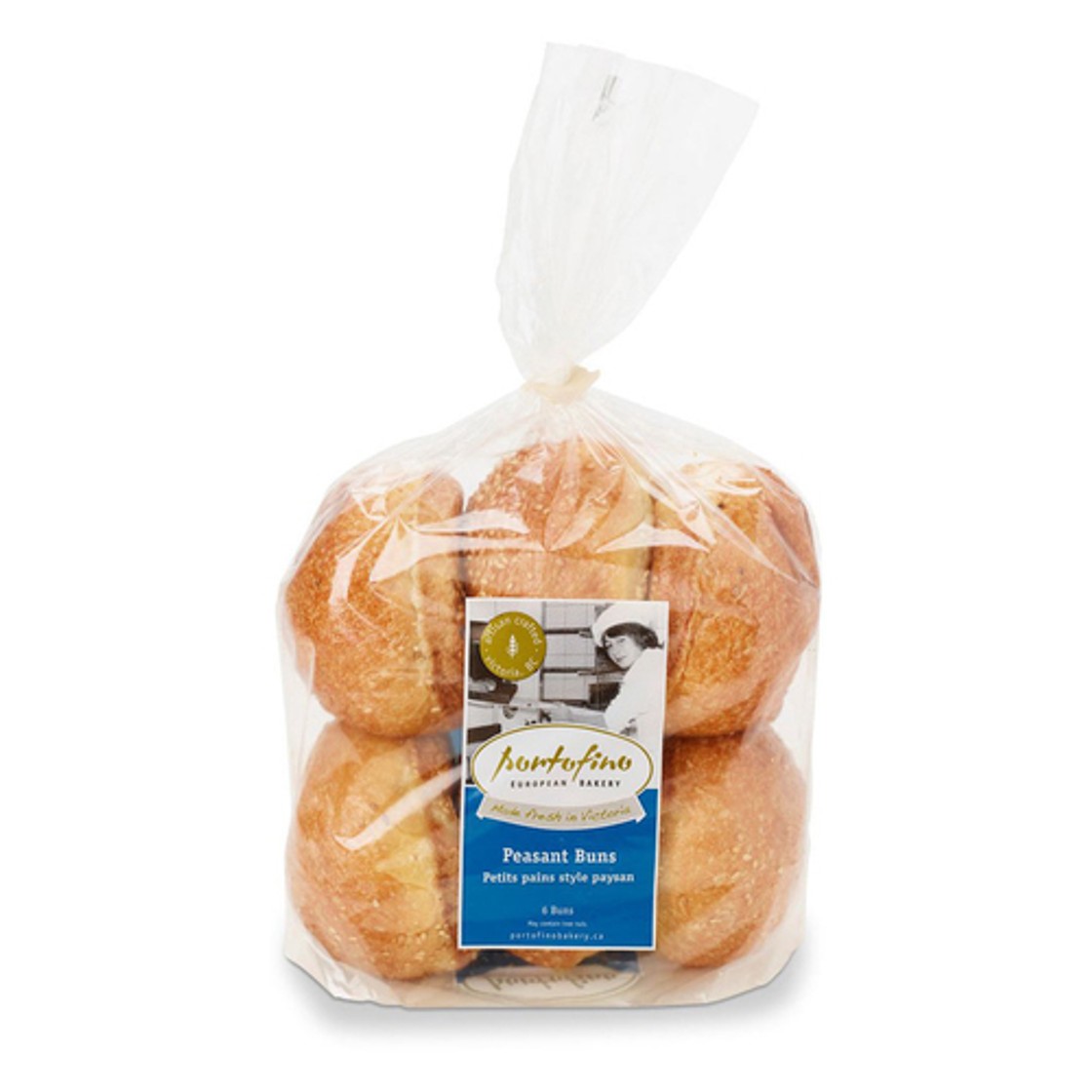 Portofino Buns Peasant 6 x 610 g - Voilà Online Groceries & Offers