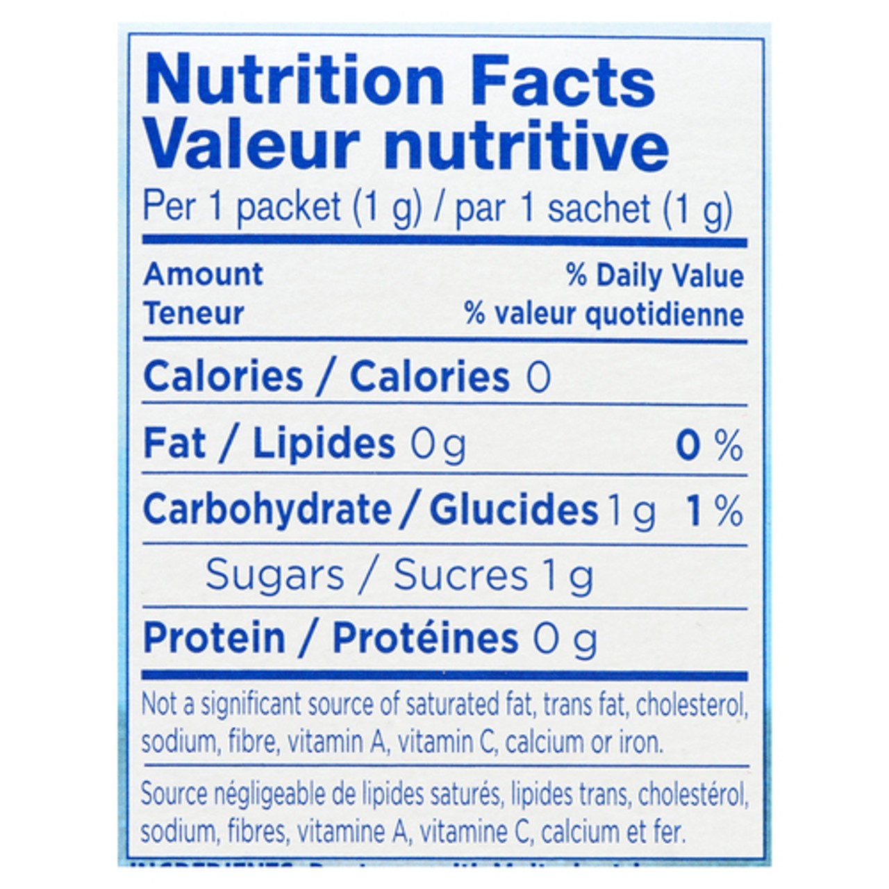 Equal Sweetener Packets 100 EA - Voilà Online Groceries & Offers