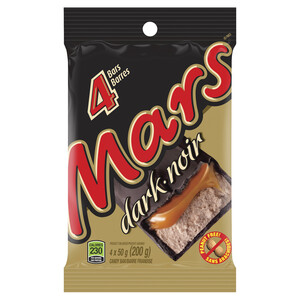 Mars 4 Pack Dark Chocolate Bars 200 g - Voilà Online Groceries & Offers