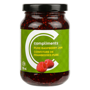 Compliments Pure Raspberry Jam 250 ml - Voilà Online Groceries & Offers