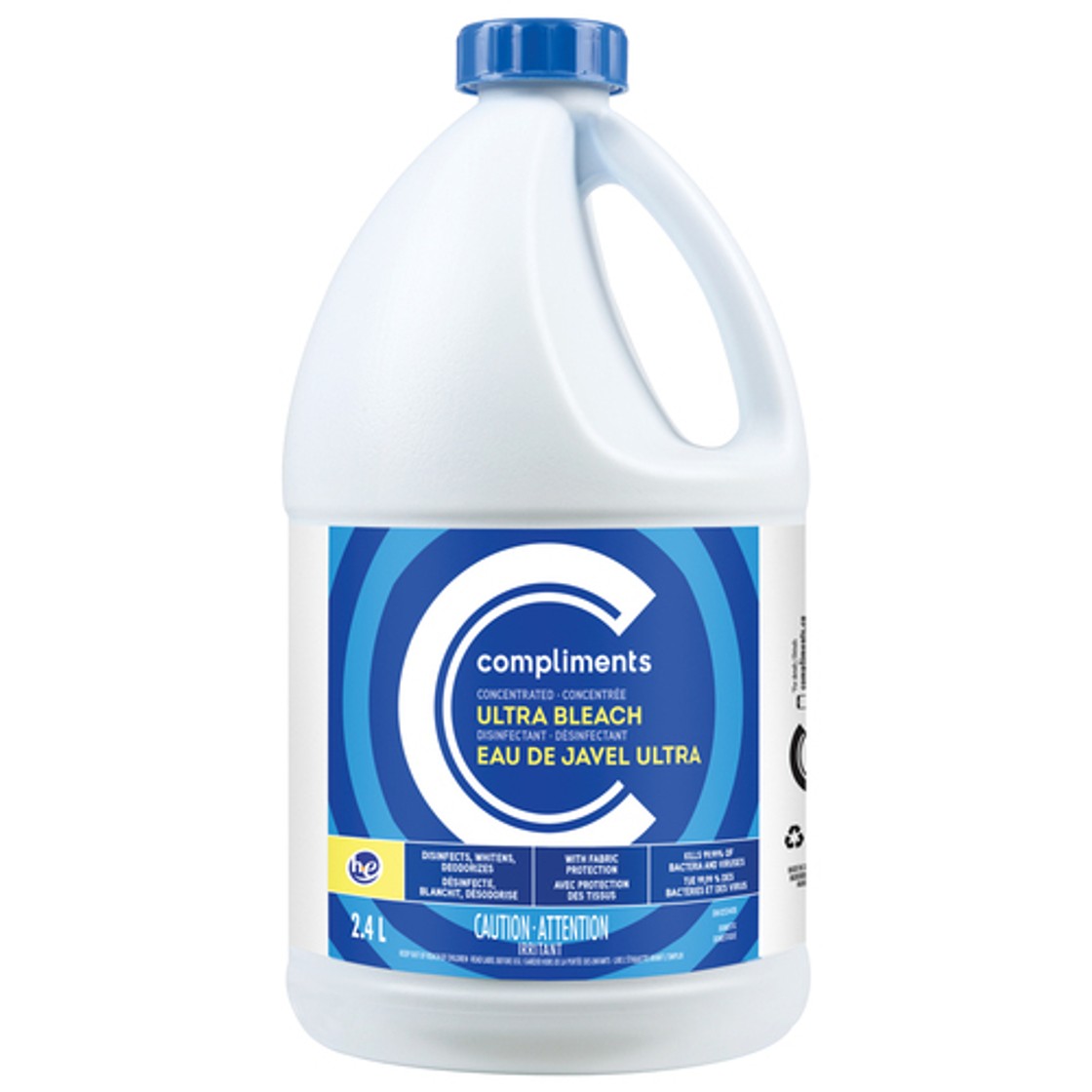 Compliments Ultra Bleach Concentrated 2.4 L - Voilà Online Groceries ...