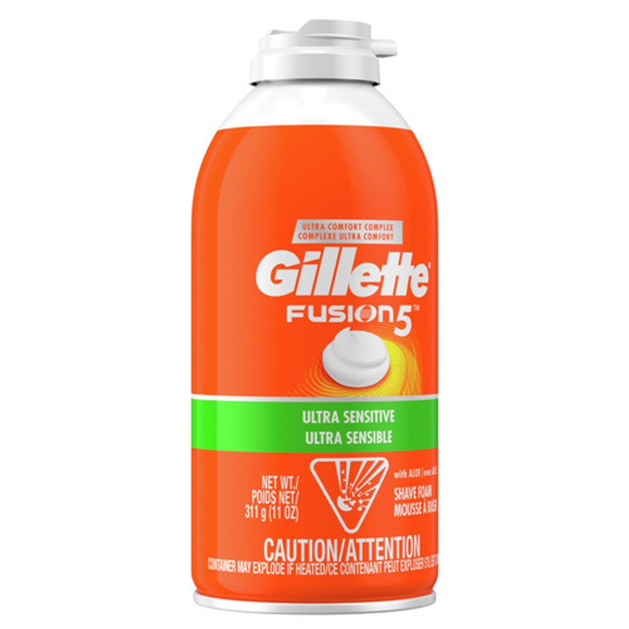 Gillette Fusion5 Ultra Sensitive Shave Foam 311 g - Voilà Online ...