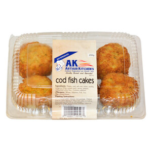 Arthur Kitchens Cod Fish Cakes 99 g - Voilà Online Groceries & Offers