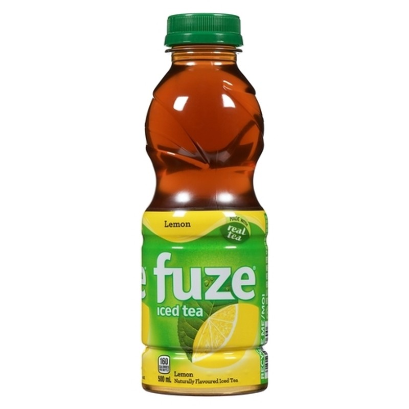 Fuze Naturally Flavoured Iced Tea Lemon 500 ml (bottle) - Voilà Online ...